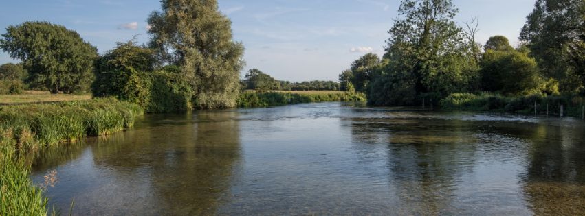 Hampshire chalk stream restoration. – Hildon Water